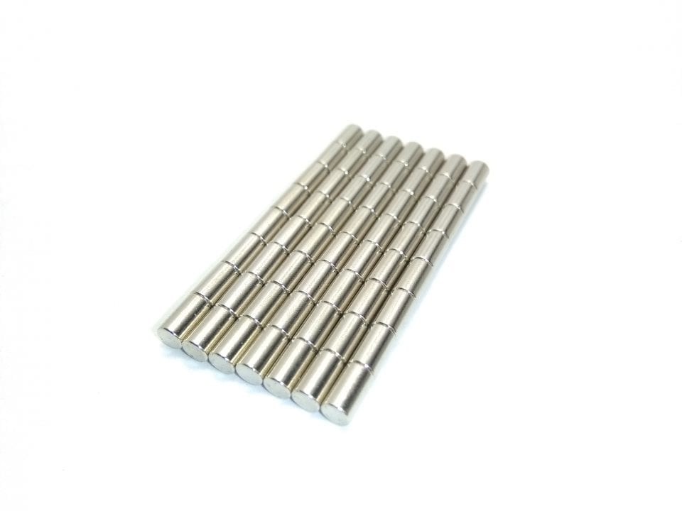 Neodymium Magnet Disk N35 D3mm x 5mm(A) - Radial Magnets - We Know Magnets